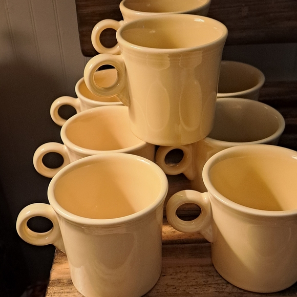 Fiestaware | Kitchen | Ivory Ring Handle Fiestaware Coffee Mugs | Poshmark